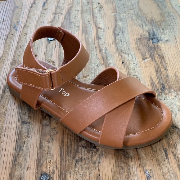 TOP Moda | Shoes | Baby Infant Cross Cross Velcro Sandals | Poshmark